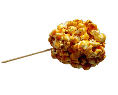 Popcorn Sticks – Popcorn and caramel on a stick