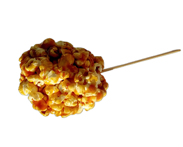Popcorn Sticks – Popcorn and caramel on a stick